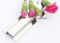 China 0.6mm Stainless Steel Wall Panel Trim Divider Trim 8k Mirror Effect for sale
