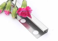 China 0.8mm Stainless Steel Outside Corner Trim , ODM Stainless Steel Tile Edge Trim for sale