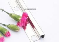 China Mirror Effect Stainless Steel Tile Trim with 8mm / 10mm square edge for sale