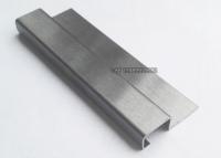 China 12mm Brushed Stainless Steel Tile Trim Counter Edge Trim Multiapplication for sale