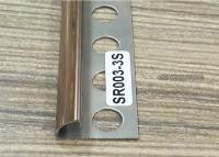 China Gold Mirror Stainless Steel Tile Trim 8mm Quarter Round Shaped Trim Moulding for sale