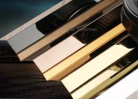 China L Shaped 12mm Stainless Steel Tile Trim , Stainless Steel Edging Strip For Tiles for sale
