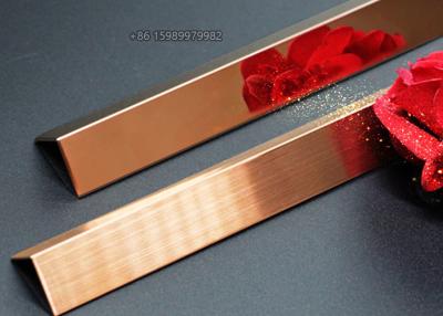 China Bright Annealed Stainless Steel Wall Corner Guards 2.5m Length for sale