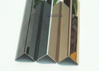 China 25mm Stainless Steel Corner Protectors , ODM Stainless Steel Wall Trim for sale