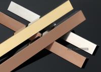 China 2x2 Stainless Steel Edge Protector , 8K Mirror Metal Wall Corner Guards for sale