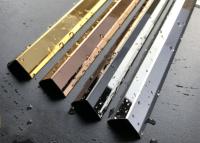 China 15mmx15mm Stainless Steel Wall Corner Guards Impactproof Strengthened for sale