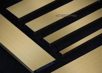 China 24in Stainless Steel U Trim , Grooved U Channel Edging Trim ODM Available for sale