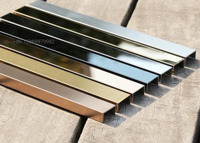 China Flexible 304 Stainless Steel U Channel Trim Collisionproof, SS U Channel for sale