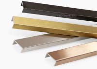 China Brushed SS Stainless Steel U Channel Trim 10x20x10mm SUS201 Emerald Color for sale