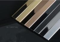 China Electroplating Stainless Steel Skirting Bunnings T Profile For Wall Partition for sale