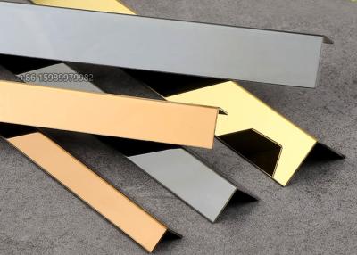 China Formaldehydefree Stainless Steel Decorative Profiles Corner Guards Anticollision for sale