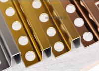 China Brushed Stainless Steel Decorative Profiles Corner Trim Multipurpose Square for sale