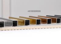 China Brushed Stainless Steel Decorative Profiles Corner Trim Multipurpose Square for sale
