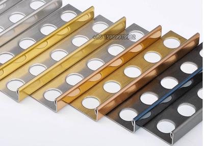 China L Shaped Stainless Steel Decorative Profiles 12x25mm Polished for sale