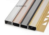 China 2 Inch Stair Nosing Standard In Stainless Steel Nonslip 1.5mm Thickness for sale