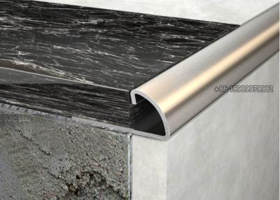 China Multiapplication SS Decorative Profile , SUS201 Quarter Round Profiles for sale