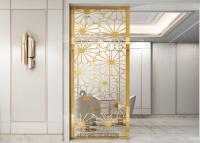 China Laser Cut Decorative Metal Room Dividers Screens SUS304 Material for sale