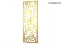 China Corten Metal Privacy Screen Decorative Panel SUS201 Material 24in Wide for sale