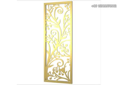 China Corten Metal Privacy Screen Decorative Panel SUS201 Material 24in Wide for sale