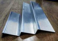 China Commercial Stainless Steel Stair Nosing For Concrete Stairs 45x25mm PVD Coated for sale