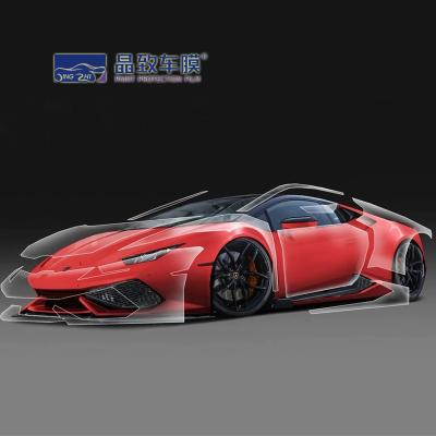 China TPH Car Paint Protection Film 180μm Self Healing Transparent PPF 1.52x15m for sale