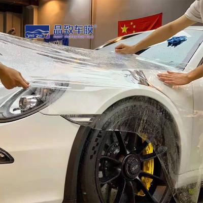 China TPH Paint Protection Film 180μm Scratch Resistant Self-Healing Clear PPF 1.52x15m for sale