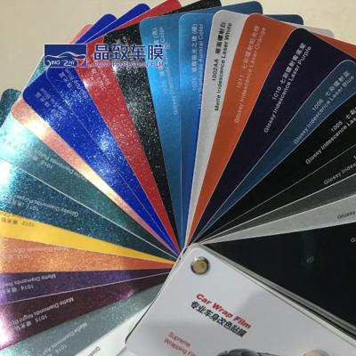 China Custom Digital Printing Car Wrap Sample Book 400 Pages Matte Finish PVC Swatchbook for sale