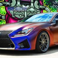 China Jingzhi 1.52x18M Hydrophobic Chameleon Car Wrap Vinyl Film UV Proof Anti Oxidation for sale