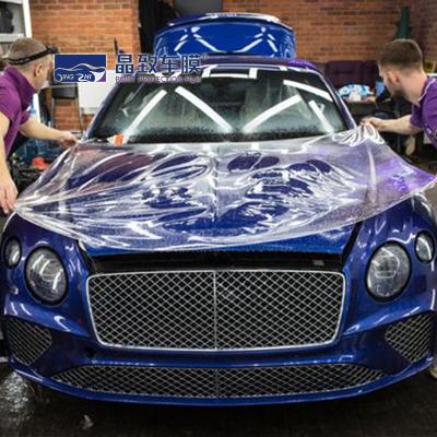 China Transparent TPU Paint Protection Film 180μm Self-Healing PPF 1.52x15m Car Body Protective Foil for sale