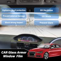 China 4Mil PET Car Windshield Protection Film 1.22x30M Transparent Explosionproof Heatproof for sale