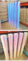 China Waterproof Glossy PVC Vinyl Film Sheet 50m-200m Length for Digital Printing for sale