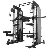 China Gym Fitness Equipment Heavy Duty Workout Weightlifting Free Weight Stack Pulley Cable Smith Machine for sale