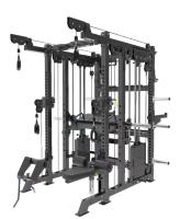 China Wholesale Commercial Fitness Gym Equipment 3MM Steel Smith Cable Cage Power Squat Rack for sale