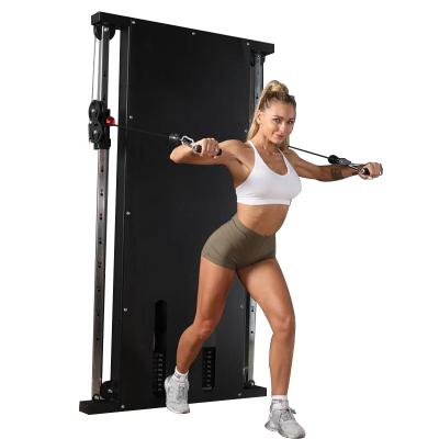China Wholesale Strength Gym Machine Single Multi Pulley System Function Trainer Wall Mounted Cable Crossover for sale