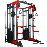 China Gym Fitness Equipment Cable Crossover Multi Function Smith Machine Squat Rack Price for sale