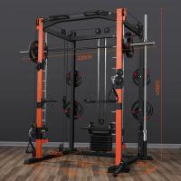 China Factory Cheap Price Gym Equipment Pull up Bar Pull Down Cable Weight Stack Smith Machine Multi Squat Rack for sale