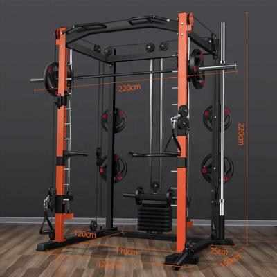 China Factory Cheap Price Gym Equipment Pull up Bar Pull Down Cable Weight Stack Smith Machine Multi Squat Rack for sale
