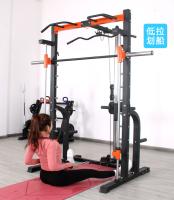 China Home GYM Fitness Equipment Weightlifting Exercise Heavy Duty Smith Machine Power Rack Half Squat Rack for sale