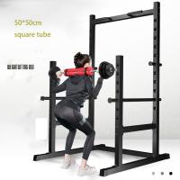 China Multi-function Training Stand Weightlifting Fitness Barbell Rack Pull-up Weight Squat Stand Power Lifting Rack for sale