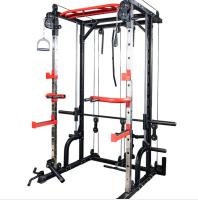 China US Warehouse Dropshipping Multi-function Cable Crossover Station Smith Machine Stock Power Cage Squat Rack for sale