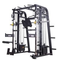 China High Quality  Home Cable Coressover Smith Machine Gym Equipment Squat Rack Pull up Station Multi-functional Trainer for sale