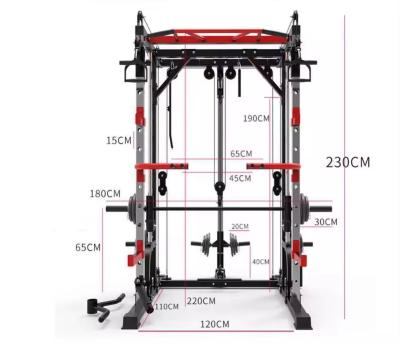 China Gym Equipment Smith Machine All in One Squat Rack for sale