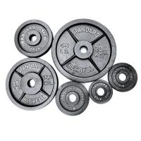 China Factory Wholesale Cast Iron 45Lbs Bumper Weights Plates for sale