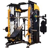 China New Fashion Smith Machine Equipment Functional With Trainer Cable Machine Power Cage Professional Gym Equipment for Sale for sale