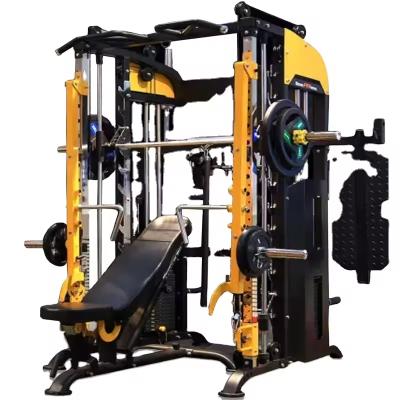 China New Fashion Smith Machine Equipment Functional With Trainer Cable Machine Power Cage Professional Gym Equipment for Sale for sale