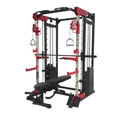 China Gym Fitness Equipment Cable Crossover Multi Function Smith Machine Squat Rack Price for sale