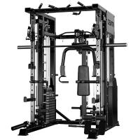 China Smith Multi-Function Home Fitness Training Equipment  Power Cage Heave Duty Dual Cable Crossover Squat Rack for sale
