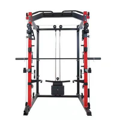 China Smith Equipment Commercial Fitness Equipment Squat Bench Press Multi-functional Gantry for Home Users Comprehensive for sale