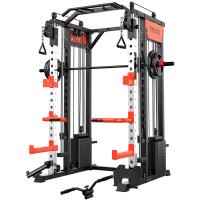 China Factory Price Hot Selling Weight Loss Gym Fitness Equipment Multi Function Crosser Trainer Power Cage J009S Squat Rack for sale