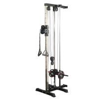 China Factory  Adjustable Double Pulley System Wall-mounted Pull-down Machine for Home Gym Fitness Training and Loading Cable Station for sale